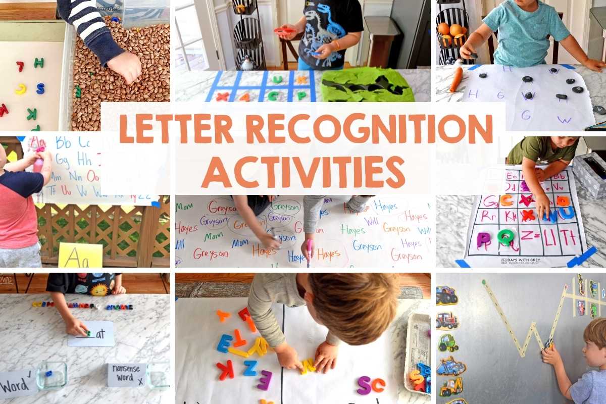 10 Letter Recognition Activities - Days With Grey - Worksheets Library