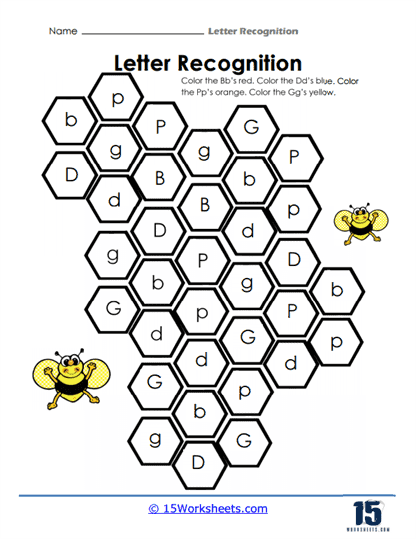 Letter Recognition Worksheets - 15 Worksheets.com - Worksheets Library