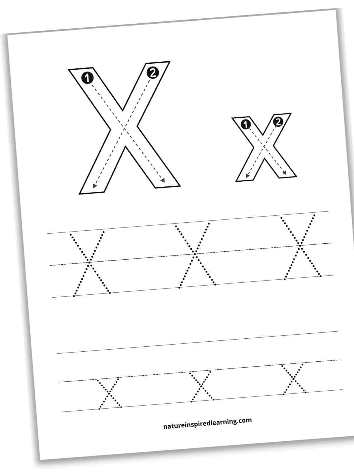 Free letter x tracing worksheet for kindergarten, Download Free letter x tracing worksheet for ...