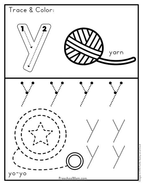 Letter Y Worksheet and Activity Pack - Alphabet - ELA - Worksheets Library