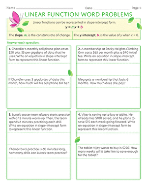 Solution - Systems of Linear Equations Word Problems Worksheet ... - Worksheets Library