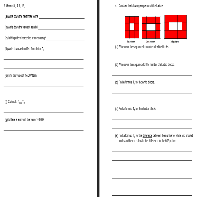 Engaging Math Visual Pattern Cards Worksheets Library