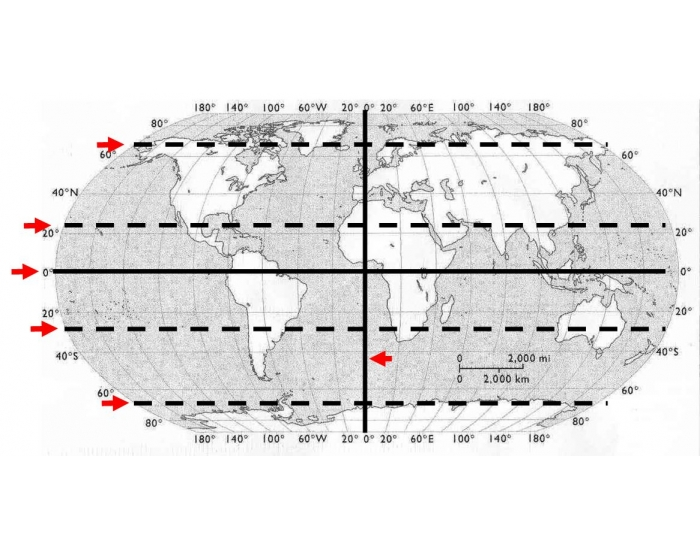 Major Lines Of Latitude And Longitude Quiz Worksheets Library