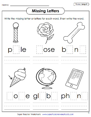Long O Vowel Sound: Phonics Worksheets - Worksheets Library