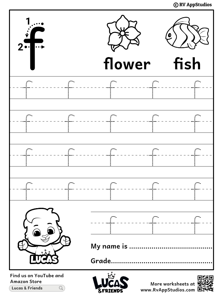Free Lowercase F Worksheet Download Free Lowercase F Worksheet Png