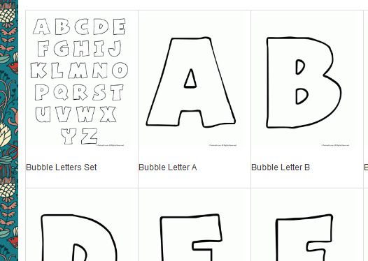 Bubble Letters Alphabet J - 10 Free PDF Printables | Printablee - Worksheets Library