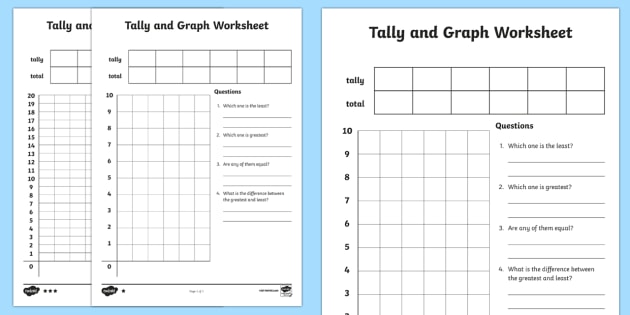 Graph Worksheets | Learning to Work with Charts and Graphs - Worksheets ...