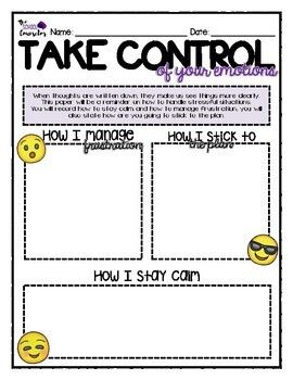 Anger Management Worksheets Set - Worksheets Library