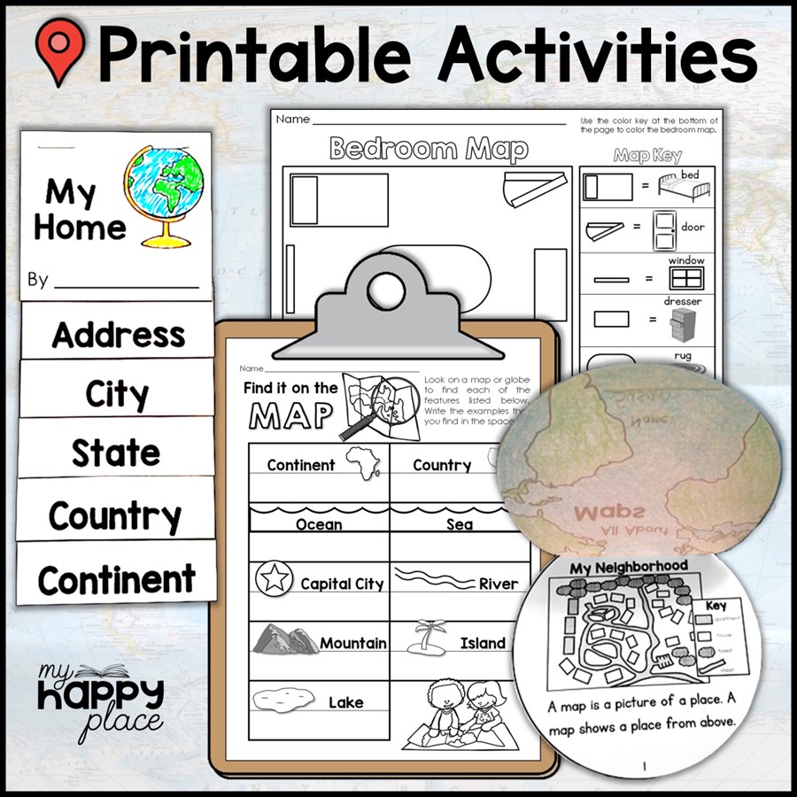 Teach Map Skills with Pirate Petes Treasure Map Project | Made By ...