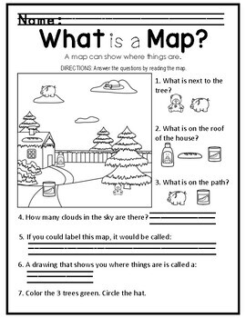 Free Map Skills Worksheets For 2nd Grade
