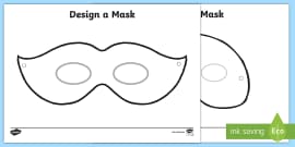 Doodle Draft Masks Worksheet - Art Therapy Mask Activity - Worksheets ...