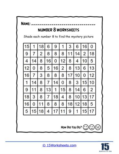 Number 8 Worksheets - 15 Worksheets.com - Worksheets Library