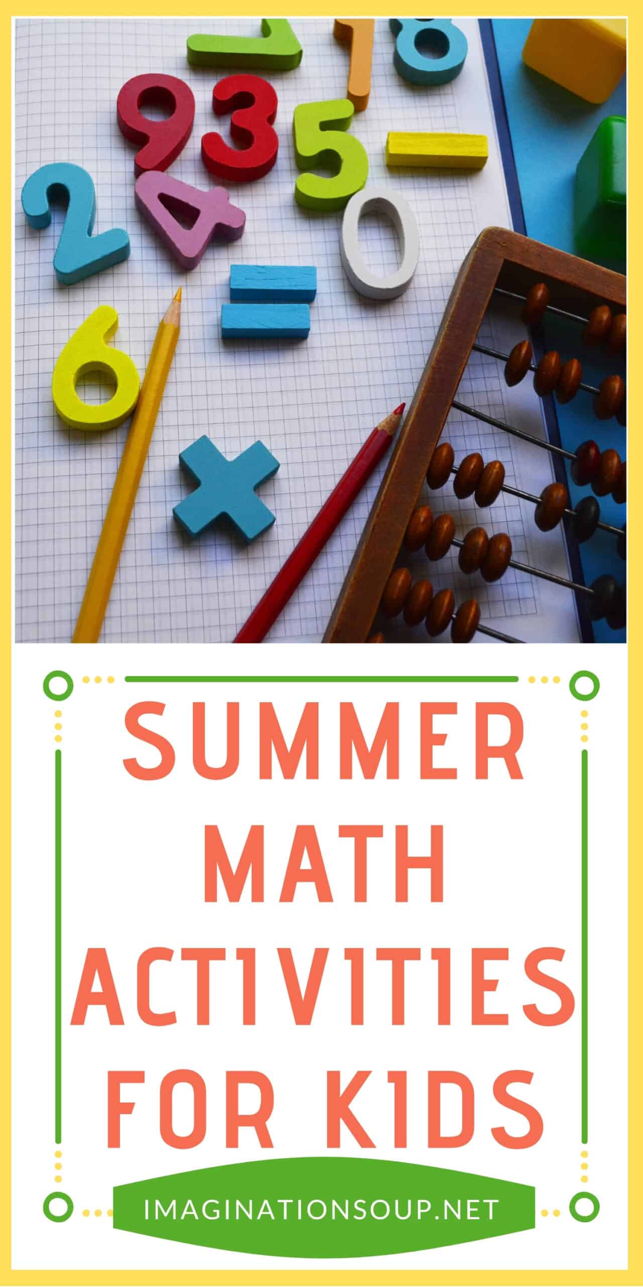 Summer Math Activities for Kids - Imagination Soup - Worksheets Library