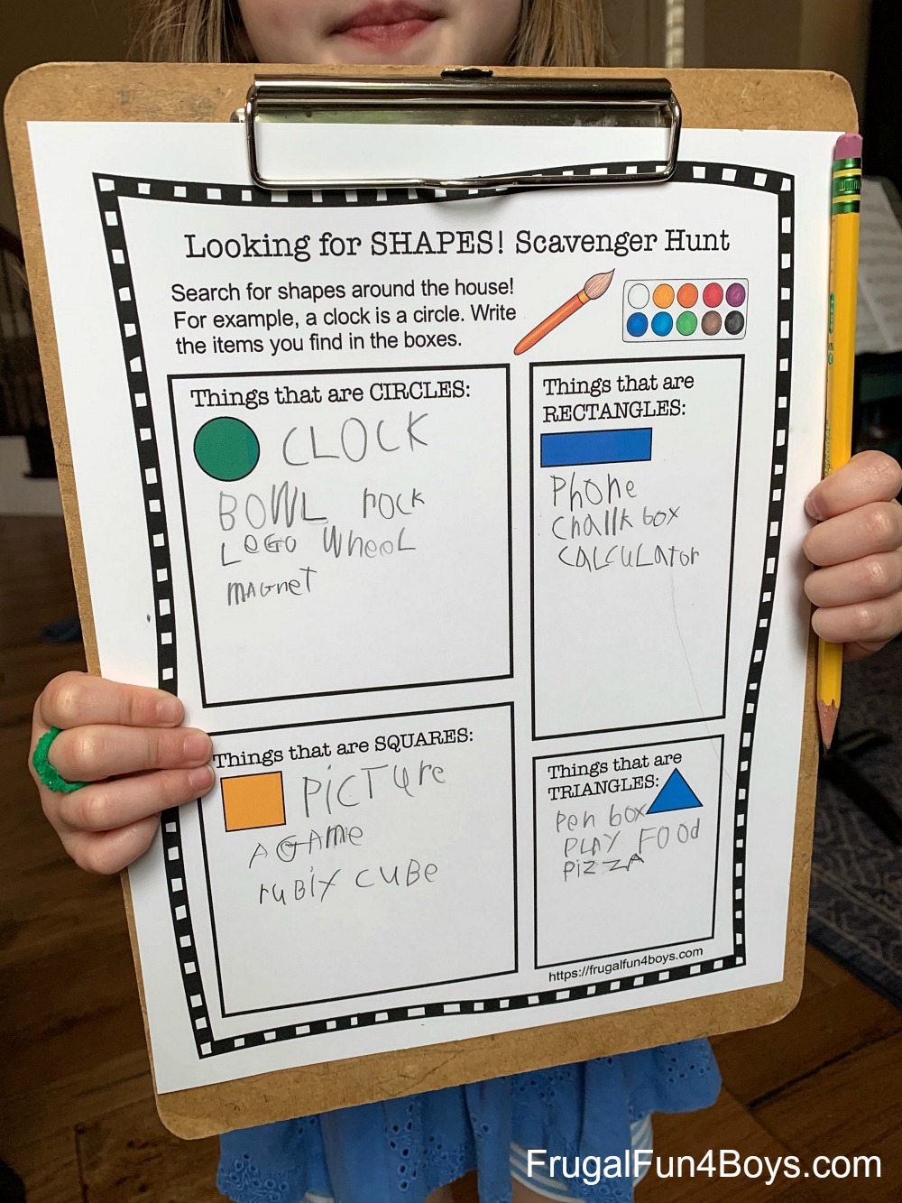 Printable Math Scavenger Hunts for Early Elementary - Frugal Fun ...