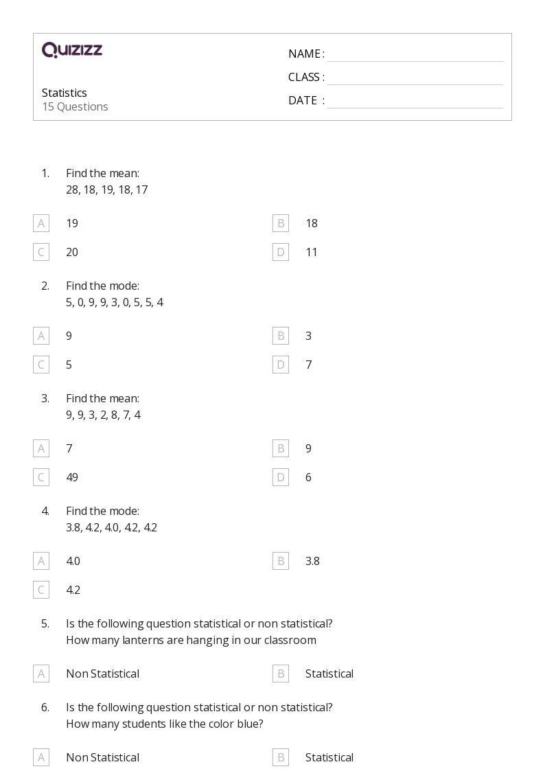 8th Grade Math Worksheets | Free Downloads Available - Worksheets Library
