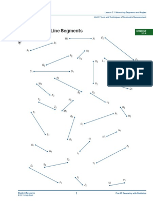 Line Segments Worksheet | PDF | Geometry - Worksheets Library