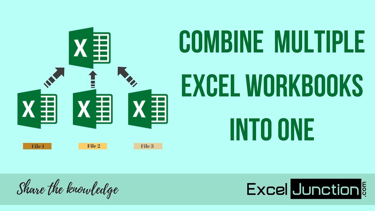 COMBINE Multiple Excel WORKBOOKS into One | ExcelJunction.com - Worksheets Library