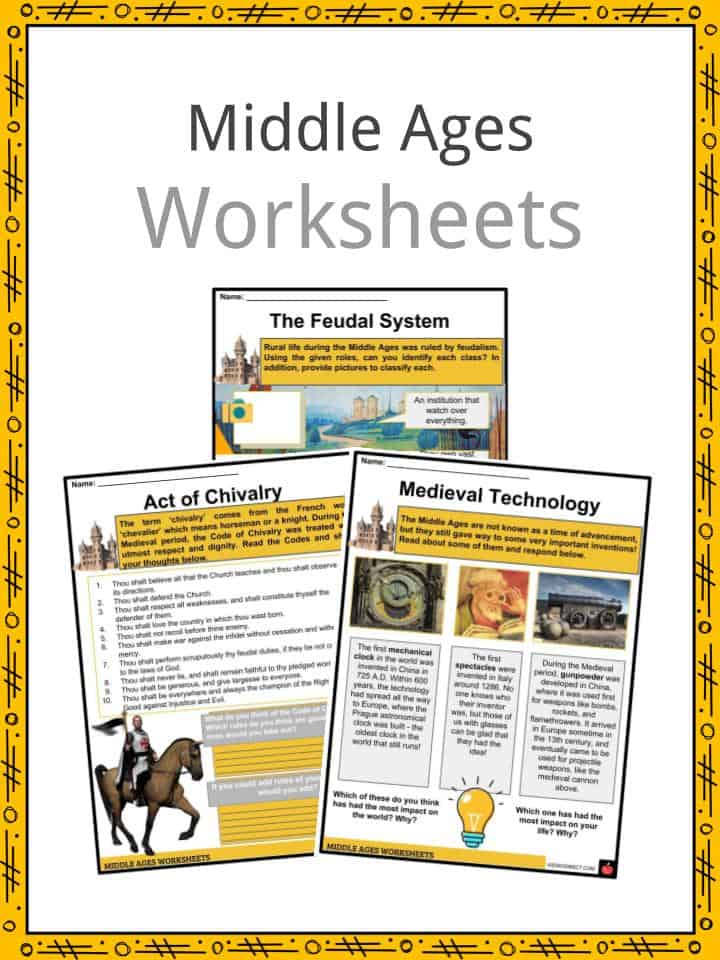 Medieval Castle Lower Elementary Worksheet | Student Handouts ...