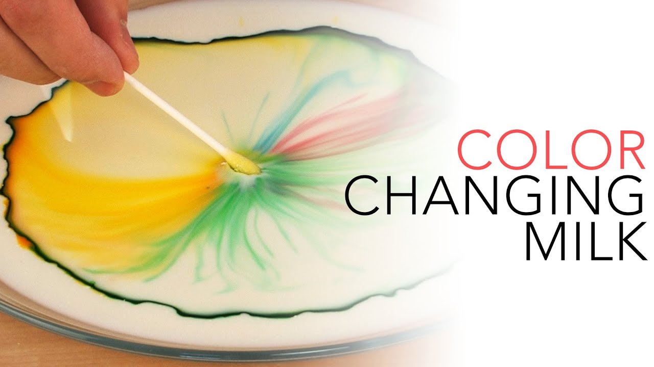 Magic Milk Science Experiment - Amazing Explosion of Color ...