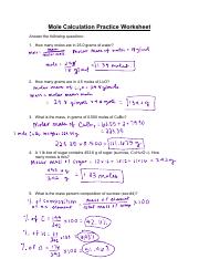 Free mole calculation worksheet answers, Download Free mole calculation worksheet answers png ...