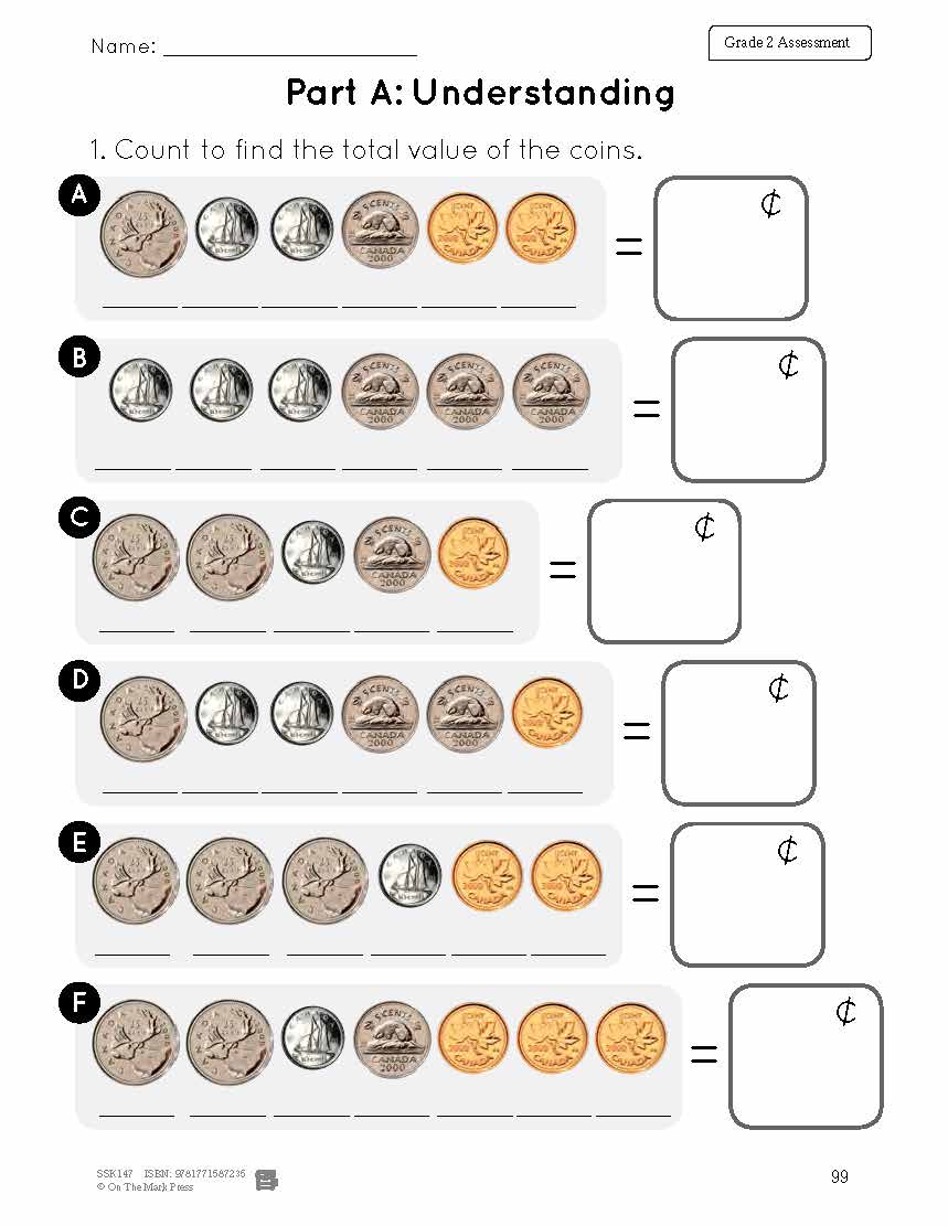 Free money assessments 2nd grade, Download Free money assessments 2nd ...