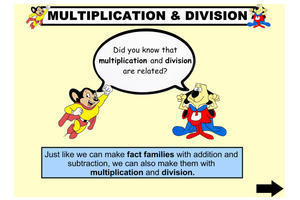 Relating Multiplication and Division Sentences - Math Worksheets ...