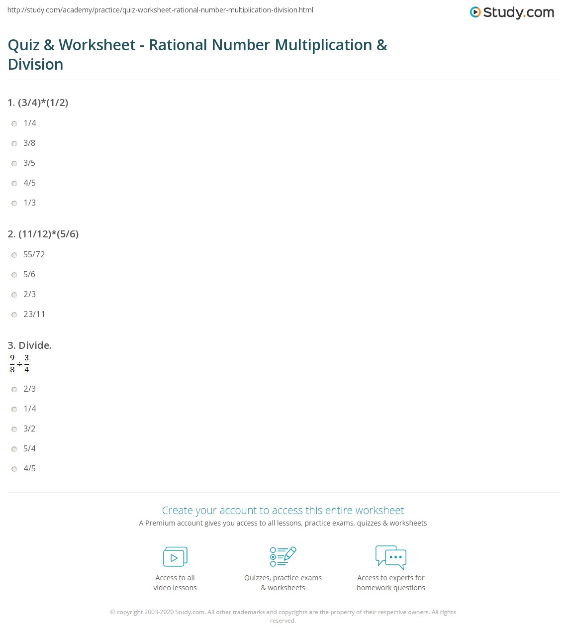 Multiplying And Dividing Rational Numbers Process And Examples