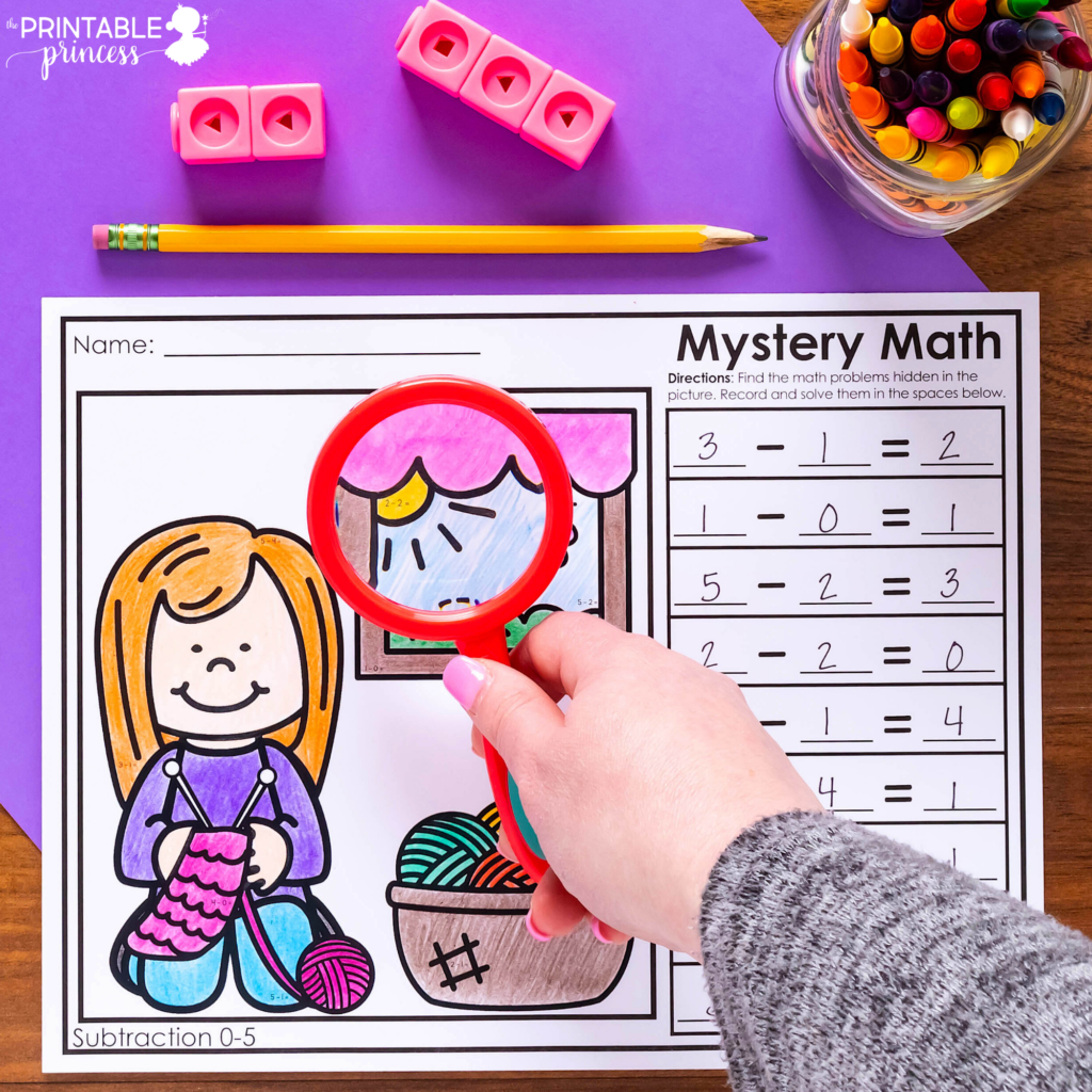 Mystery Math Addition and Subtraction Worksheets - The Printable ...