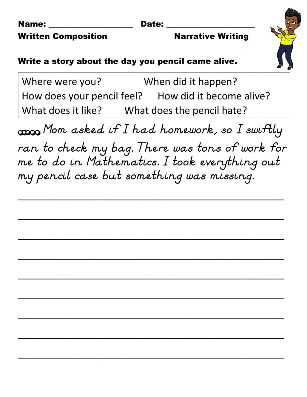 Narrative Writing Worksheets Worksheets Library Narrative Writing Worksheets Worksheets Library