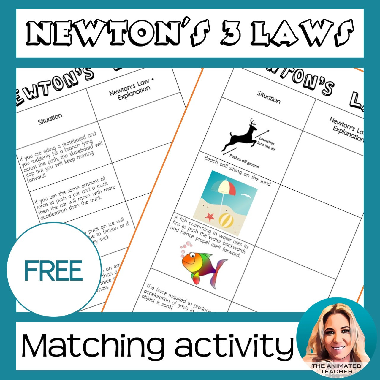 Free Printable & Interactive Newtons Laws Worksheets - Worksheets Library
