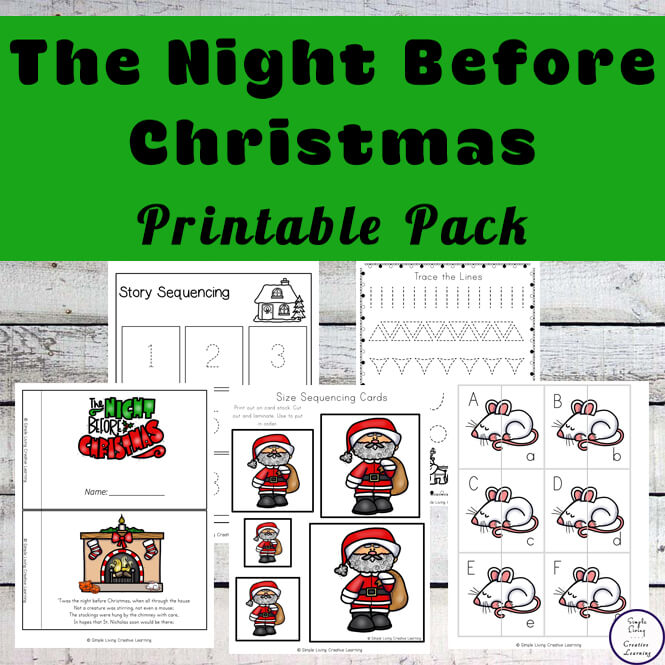 Free night before christmas activity worksheet, Download Free night ...