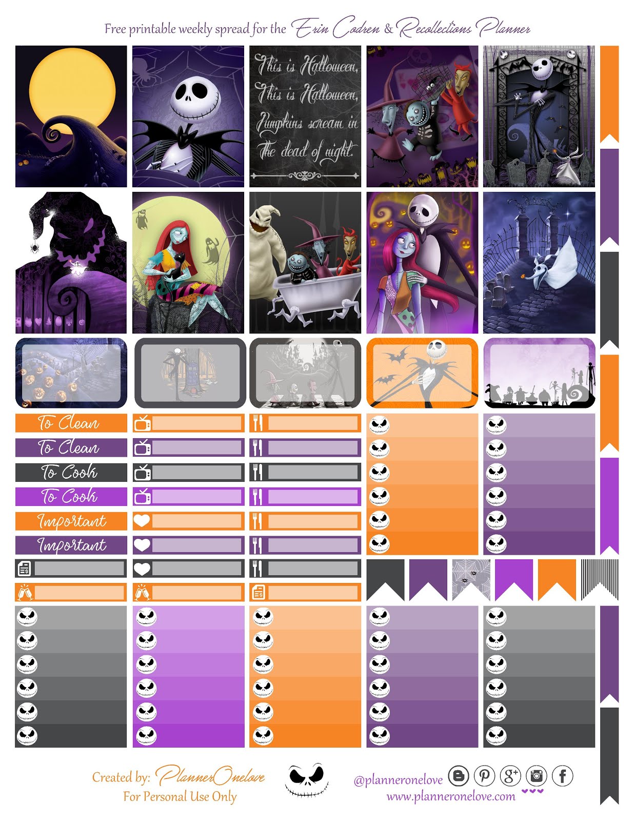 The Nightmare Before Christmas Printable - Worksheets Library