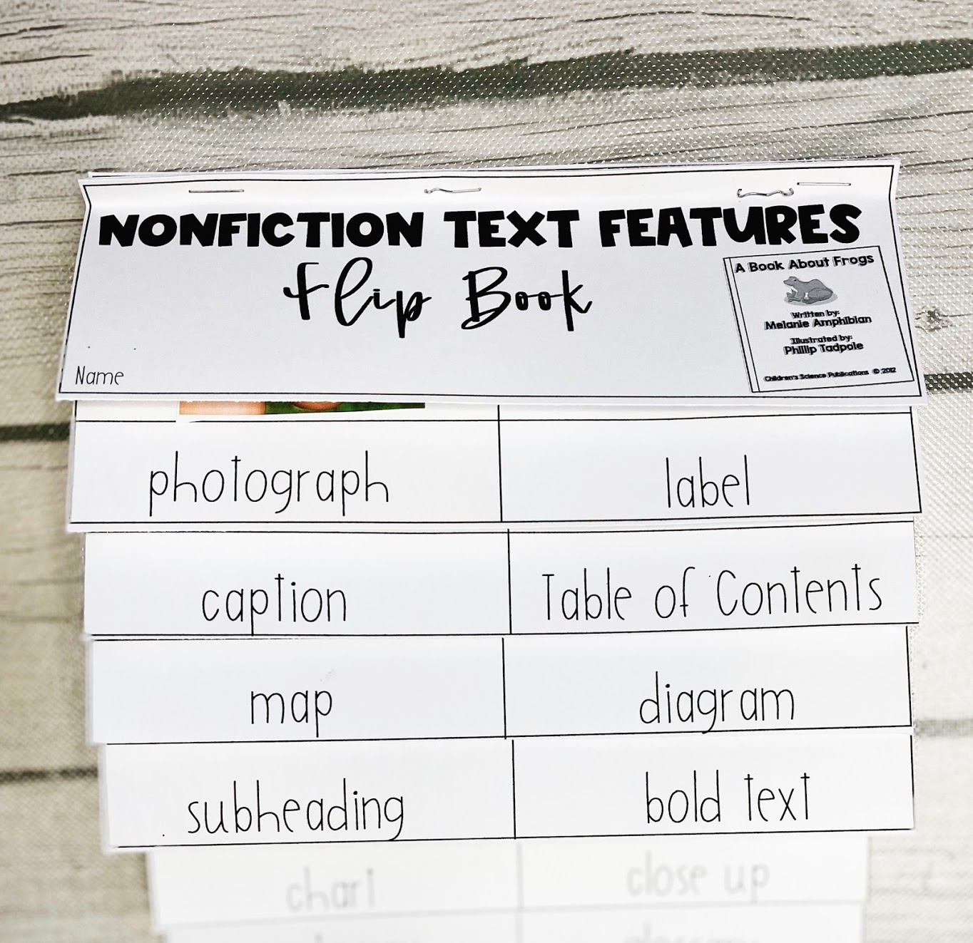 Nonfiction Text Features Surgery - Worksheets Library