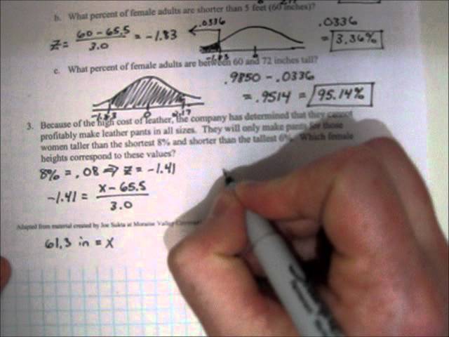 Normal Distributions Worksheet 3 Pdf Standard Deviation Worksheets Library