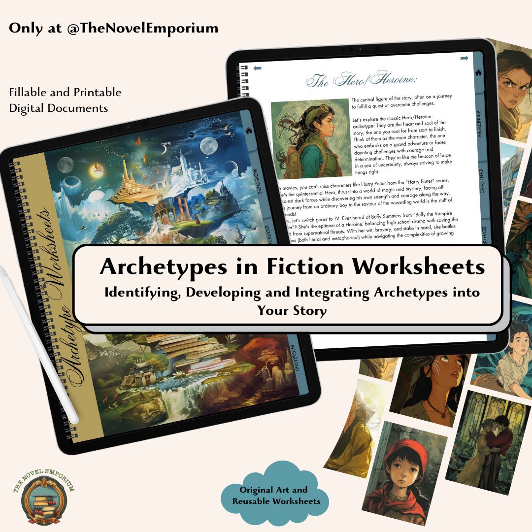 Writing Archetypes in Fiction Worksheet Bundle - Worksheets Library