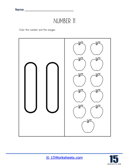 Number 11 Worksheets - 15 Worksheets.com - Worksheets Library