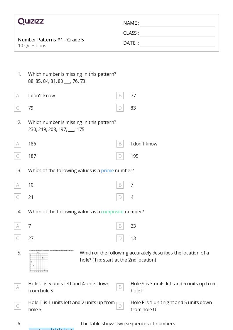 Free Number Pattern Worksheet 5th Grade Download Free Number Pattern Free Number Pattern Worksheet 5th Grade Download Free Number Pattern