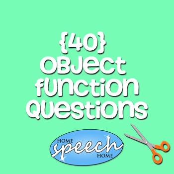 40 Object Function for Speech Therapy for Speech Therapy Practice - Worksheets Library