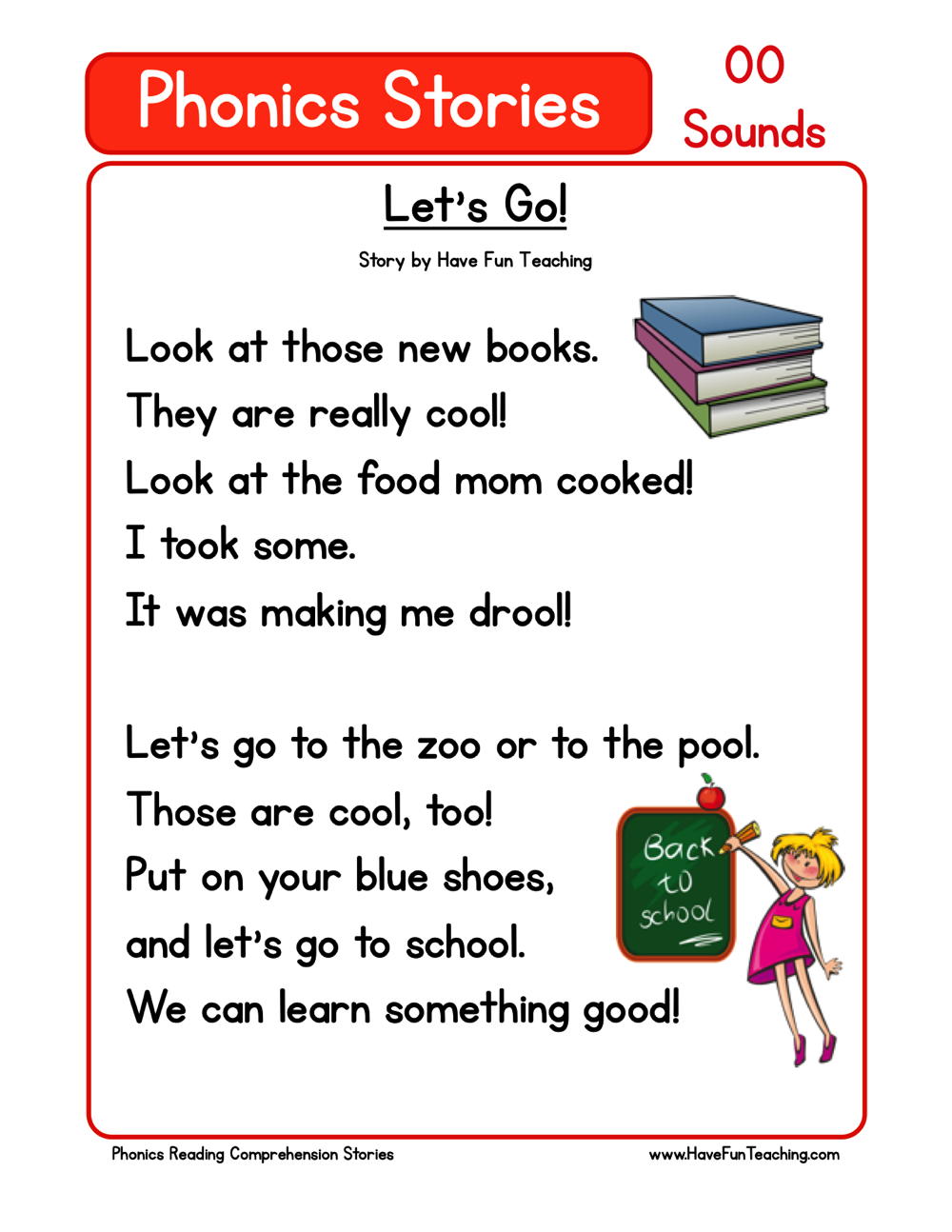 Phonics - Long ‘oo’ - Worksheets Library