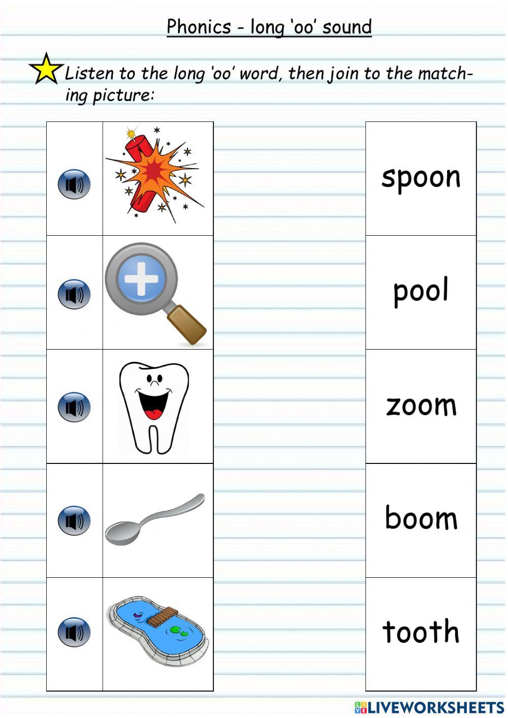 OO Words Matching And Reading Pictio English ESL Worksheets Pdf OO Words Matching And Reading Pictio English ESL Worksheets Pdf