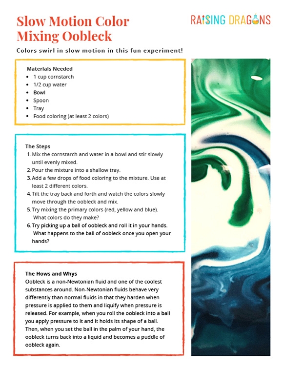 Oobleck States of Matter Science Free Activity | Carson Dellosa ...