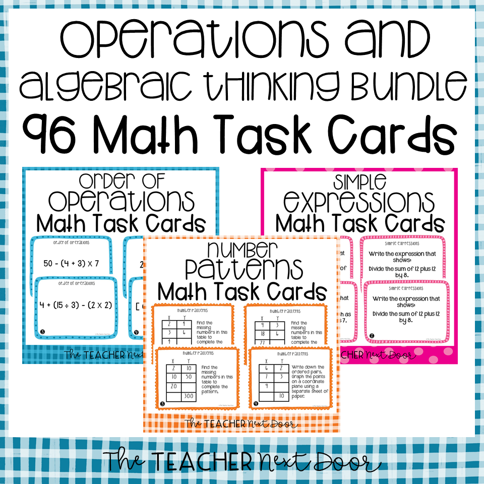 Operations And Algebraic Thinking Grade 4 Worksheets Operations