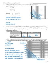 Free optimization with linear programming worksheet, Download Free optimization with linear ...