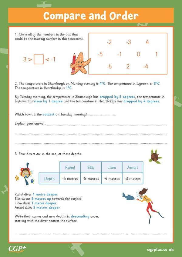 Free Ordering Negative Numbers Worksheet Level 5 Download Free Free Ordering Negative Numbers Worksheet Level 5 Download Free