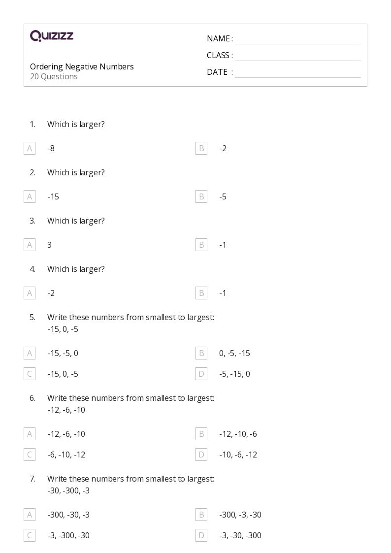 Free Ordering Negative Numbers Worksheet Year 6 Download Free Ordering free-ordering-negative-numbers-worksheet-year-6-download-free-ordering