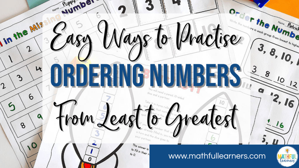 Easy Ways To Practise Ordering Numbers From Least To Greatest With Worksheets Library