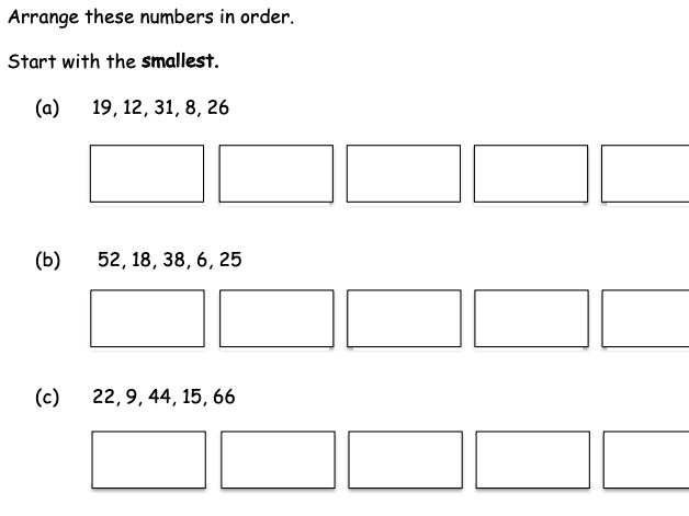 Free ordering numbers up to 100 worksheet, Download Free ordering ...