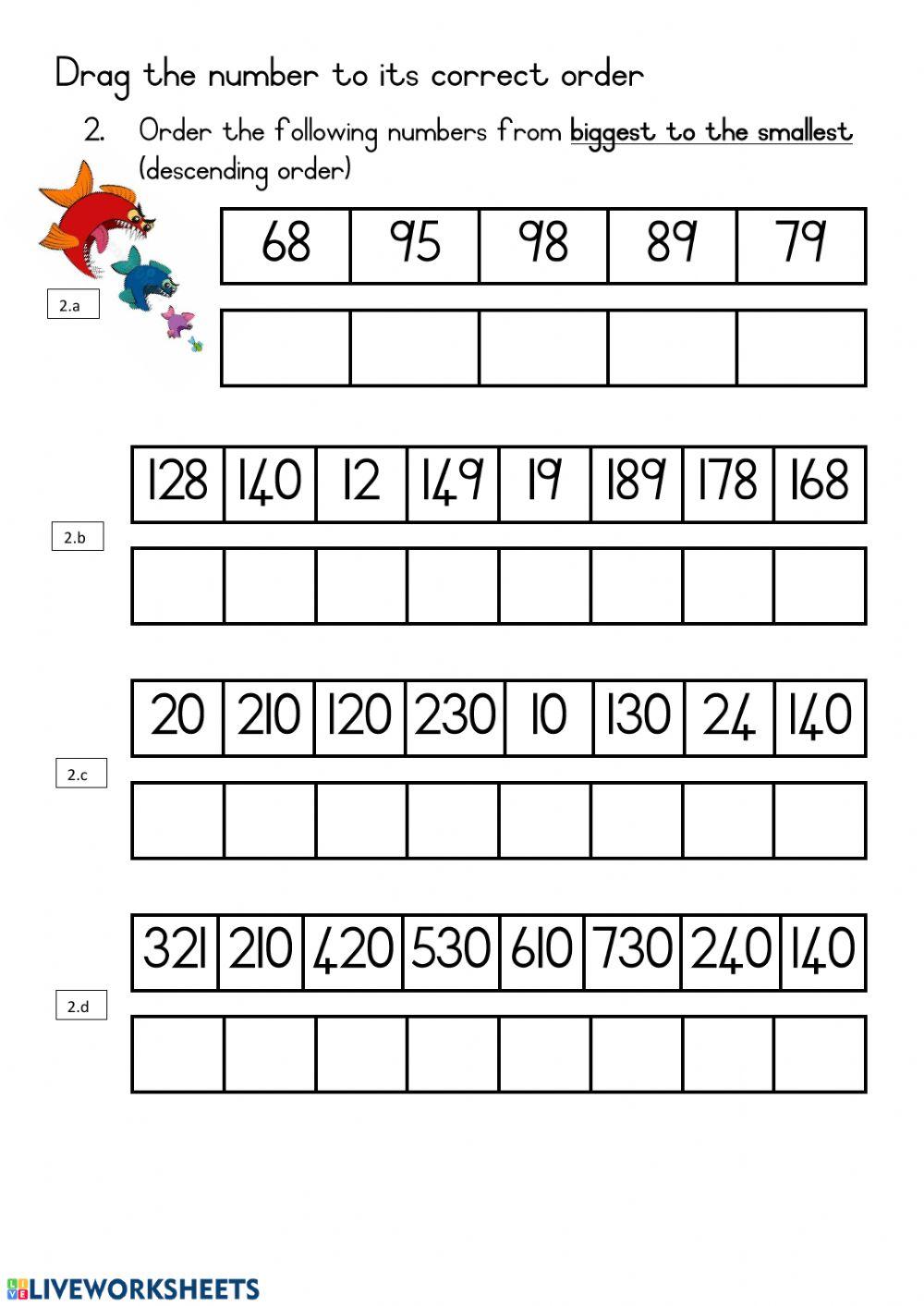 Ordering Numbers Worksheet Kuta Create Custom Pre Algebra, Algebra 1,