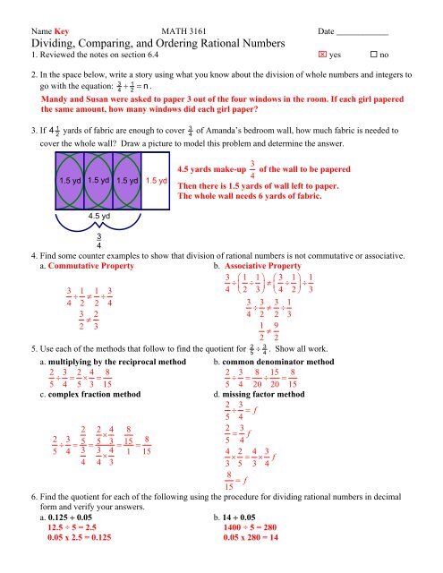 Comparing Rational Numbers Worksheet | Fun and Engaging 6th Grade ...