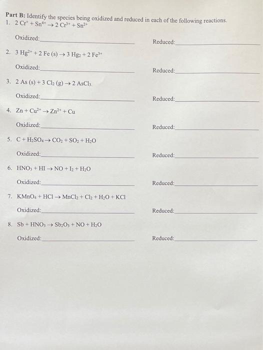 Solved Name: Worksheet - ASSIGNING OXIDATION NUMBERS | Chegg.com - Worksheets Library